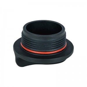 Charger socket cap with 2 seals